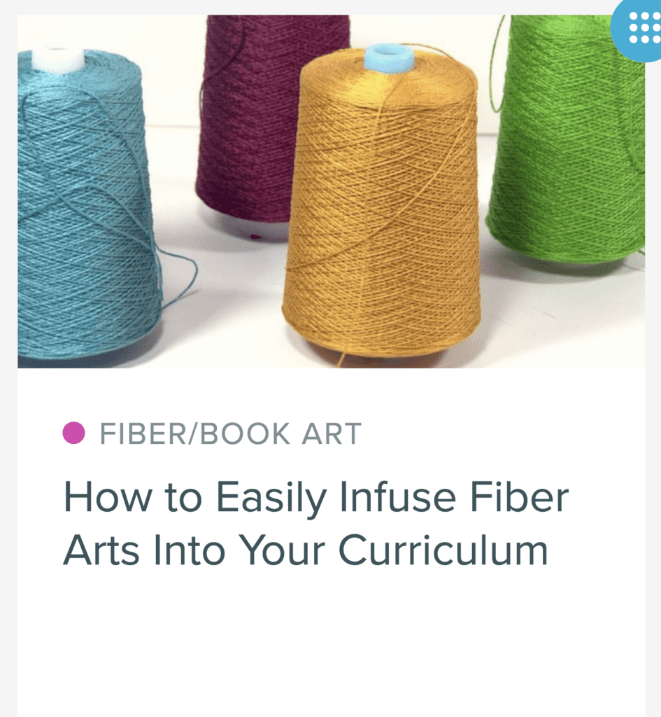 The Unstandardized Standard » 3 Resources for Teaching Fiber Arts This Year